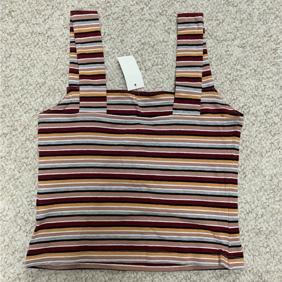 Aeropostale | Tops | Nwt Aropostale Multicolored Striped Cropped Tank ...
